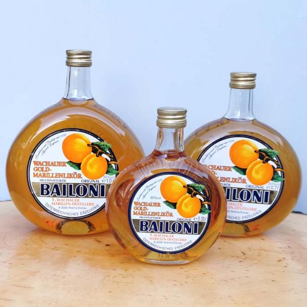 Bailoni Gold Marillenlikör 30% 1 Liter | Offlineshop | Souvenir ...